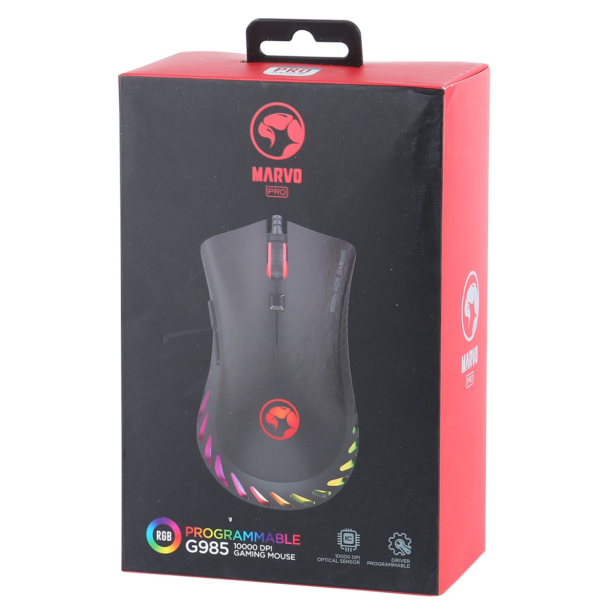 Мышь проводная Marvo G985 gaming mouse с подсветкой RGB — Игровые ...